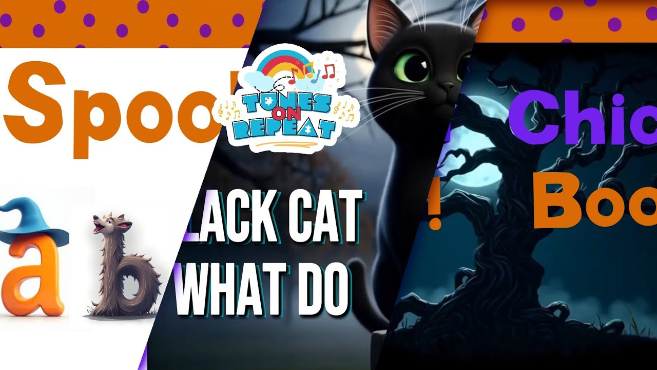 Halloween Songs for Kids | 7 Minutes of Spooky Fun | ABCs, Chicka Boo ...