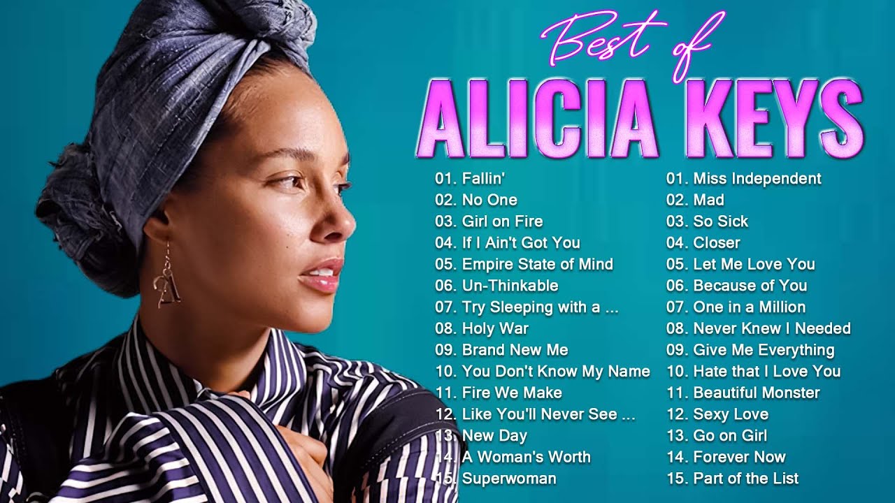 Alicia Keys Greatest Hits Full Album ,Top Hits 2023 Alicia Keys - Top ...