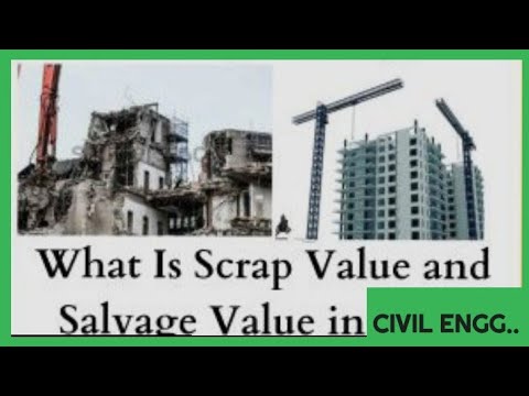 Difference between Scrap Value and Salvage value.....in short Explation ...