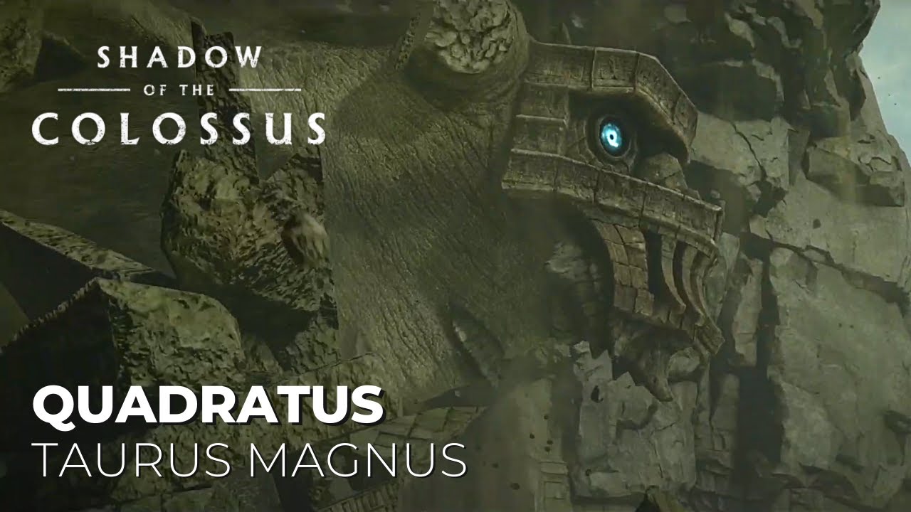 Quadratus, Taurus Magnus (2nd Colossi) - Shadow of the Colossus - YouTube