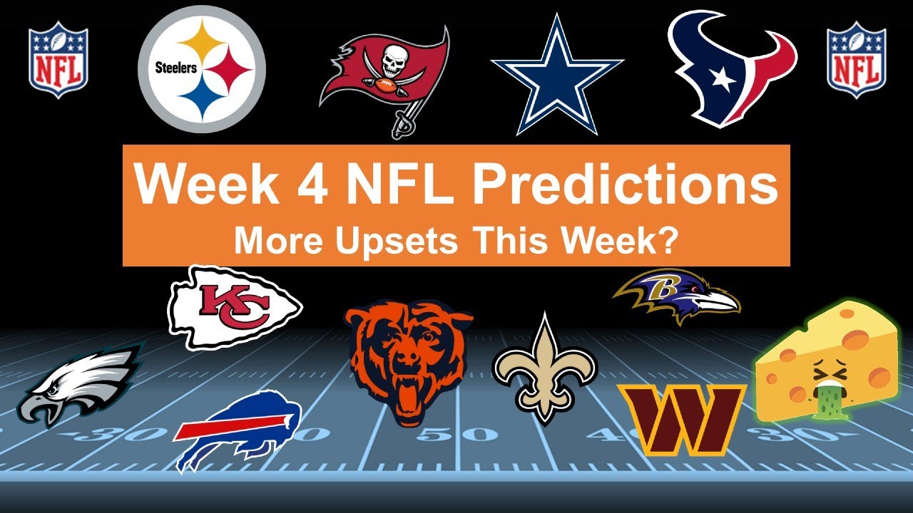 NFL Week 4 Score Predictions 🏈 - YouTube