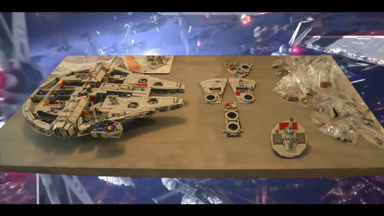 Millennium Falcon LEGO Time Lapse - YouTube