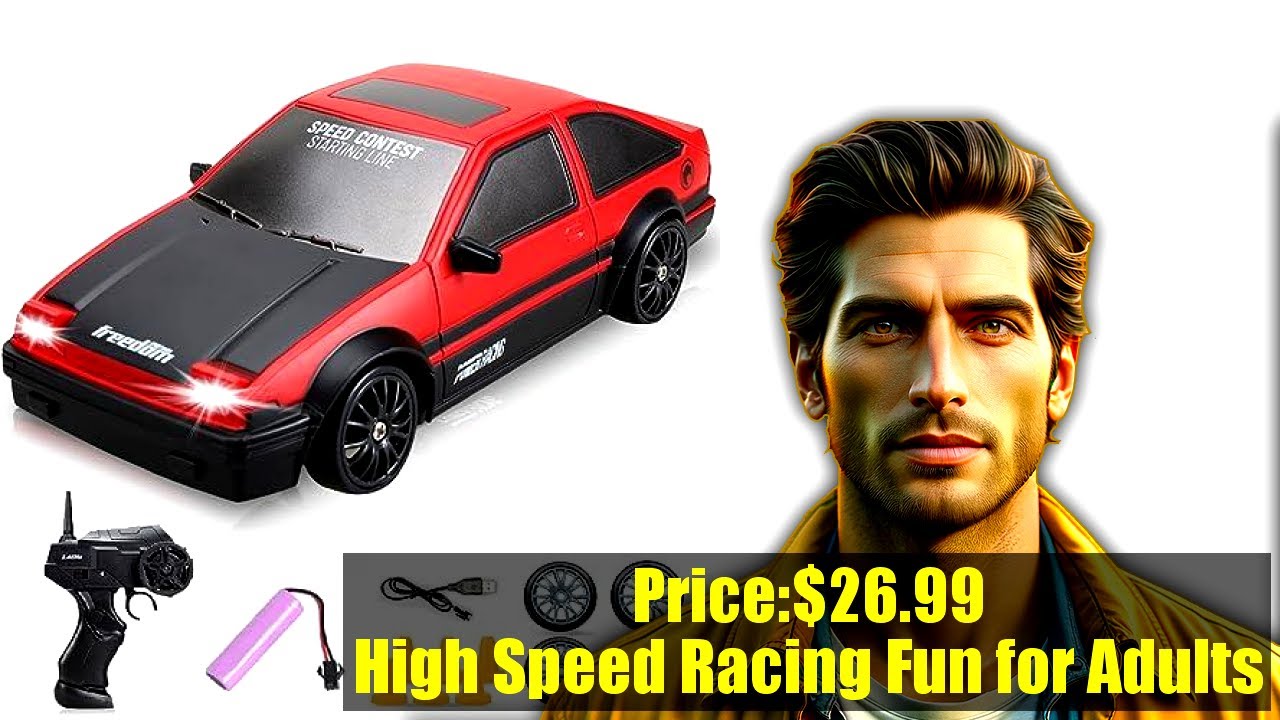 Buy RC Drift Car, Mini RC Drift Car for Adults 1:24 Remote Control High ...
