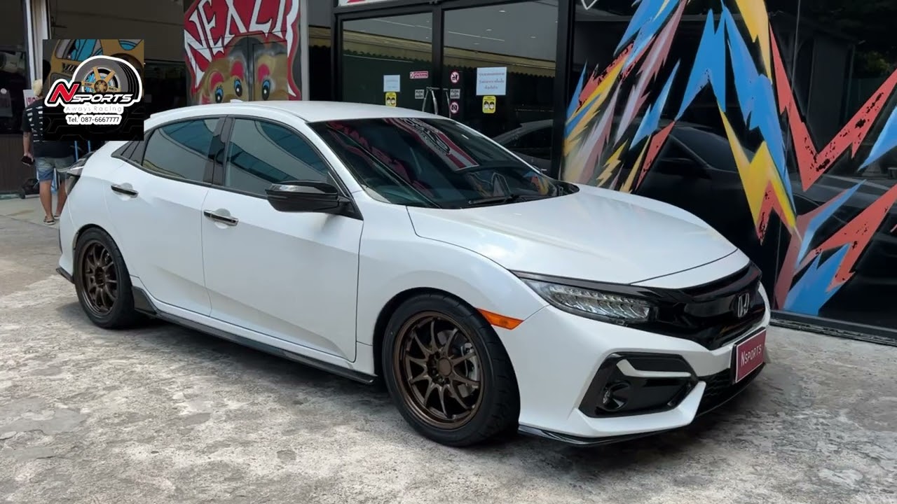 Honda Civic FK + ล้อ Rays Volkracing CE28N ขอบ17 พร้อมติดตั้งใส่ถ่วงยาง ...