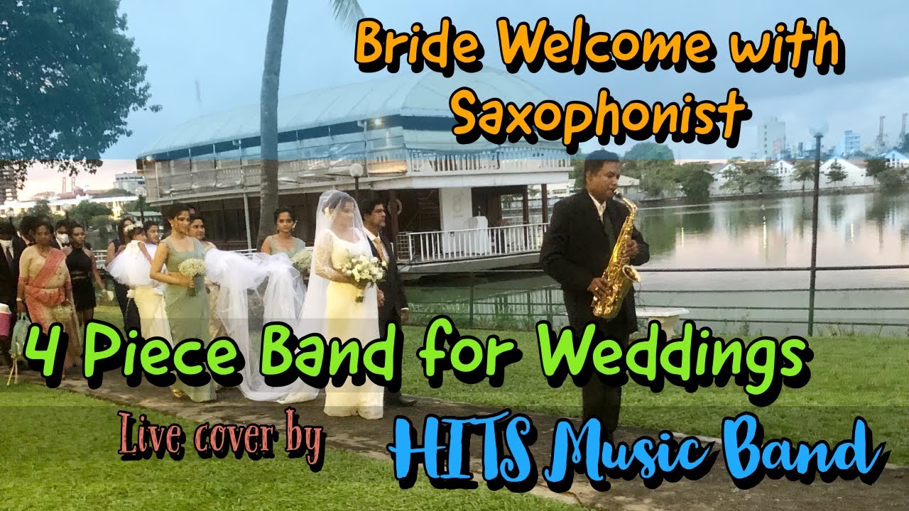 Bride welcome with saxophonist | wedding | perfect saxophone cover ...
