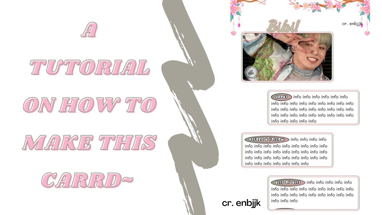 carrd tutorial (cr. enbjjk) - YouTube