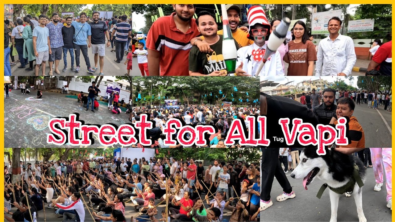 STREET FOR ALL VAPI -2023 | Sunday | With Harsh Parekh #streetforall # ...