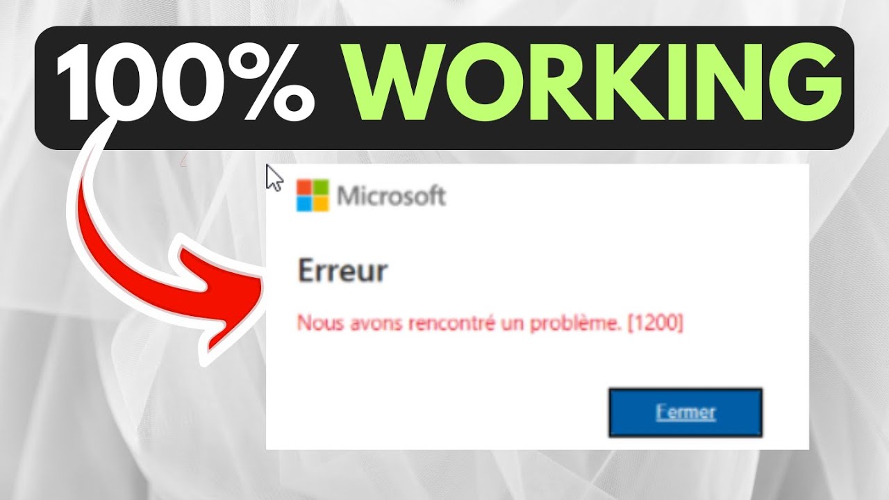 How To Fix Microsoft Error 1200 On Windows - YouTube
