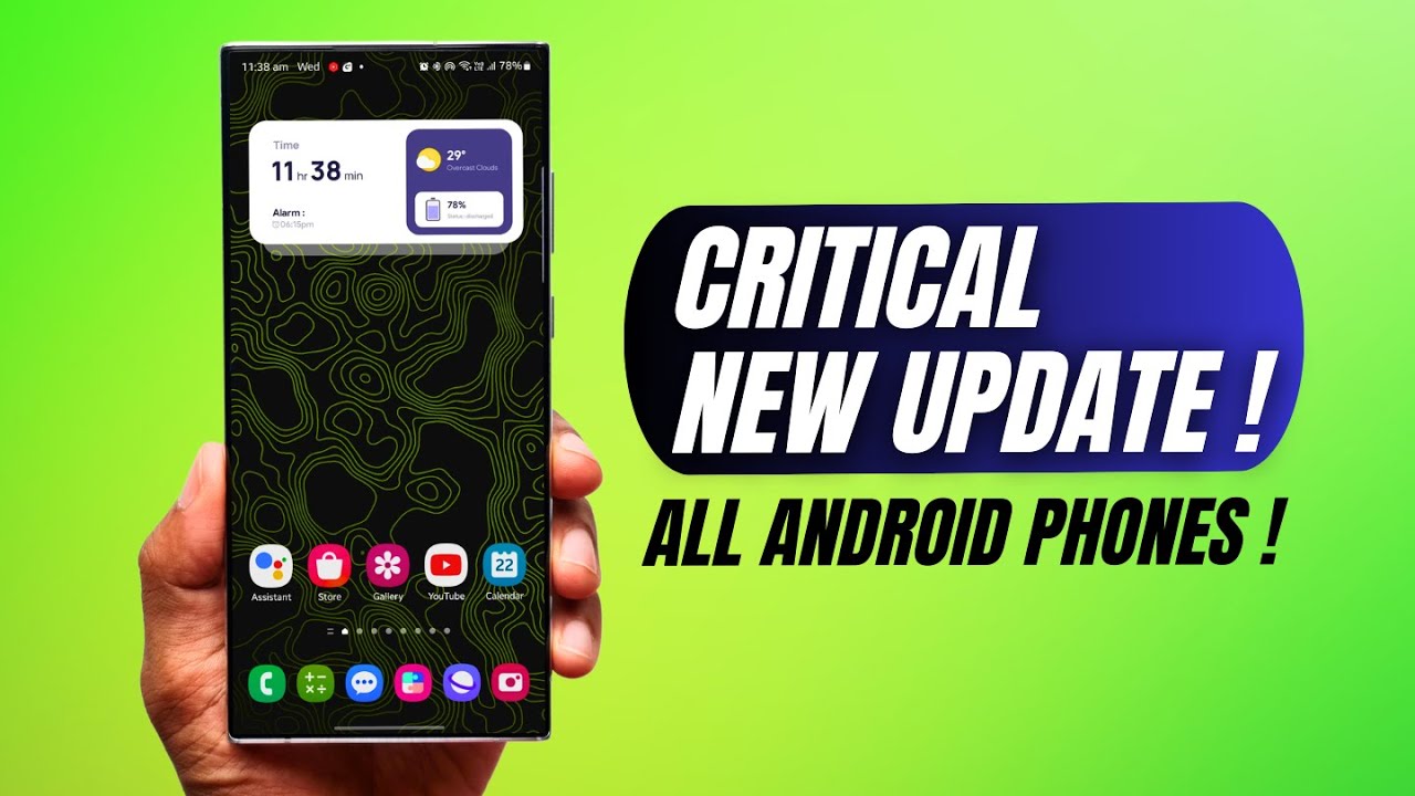 Install This Critical Update Manually on All Android Phones ! - YouTube