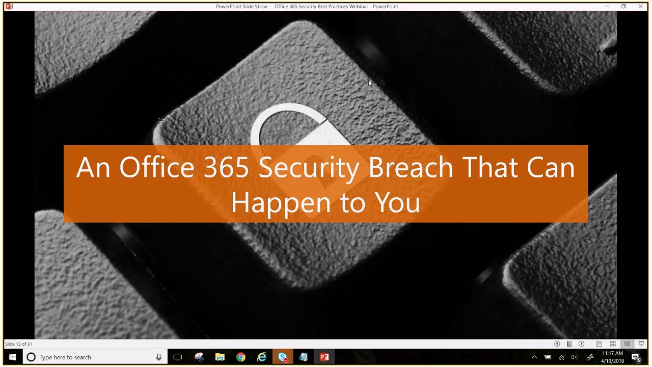 Securing the Cloud: Office 365 Security Best Practices Webinar - YouTube