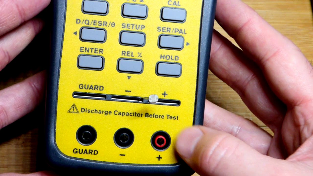 Light Dependent Resistor LDR photoresistor measured with LCR meter and ...