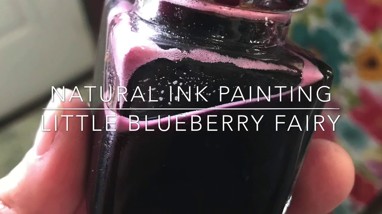 Blueberry Fairy Ink Painting - YouTube