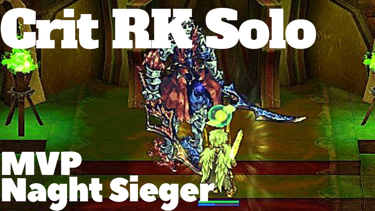Final ET MVP Naght Sieger | Ragnarok Online iRO Chaos | Critical Rune ...