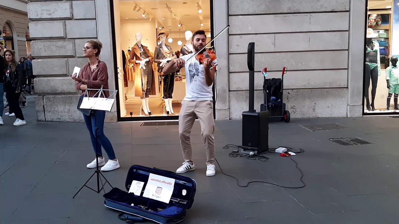 Despacito-street performers-Violin - YouTube