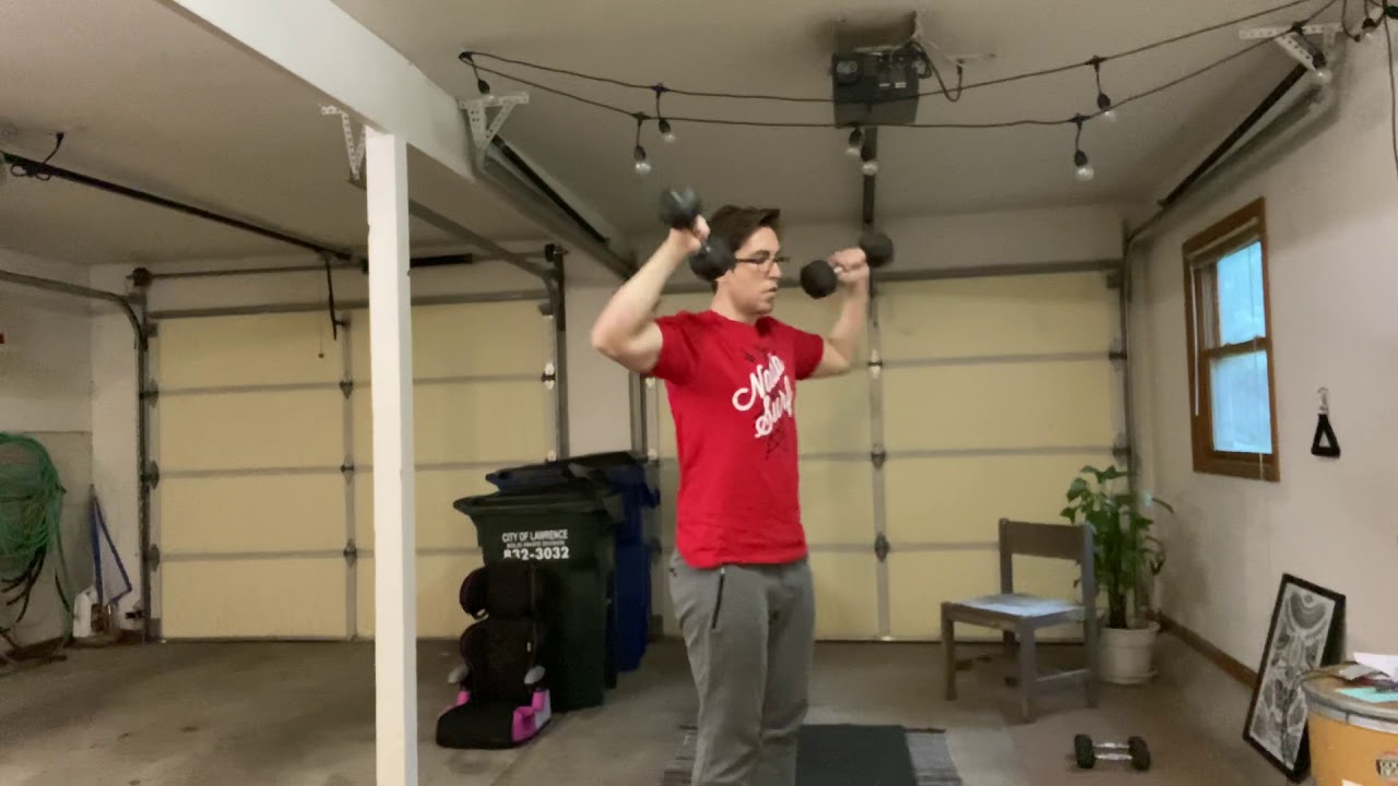 Dumbbell Scott Presses at Home - YouTube