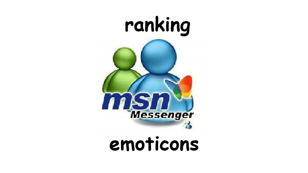 ranking msn emoticons - YouTube