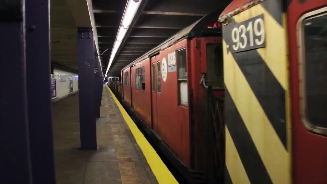 NYC Subway: Retired R32 and Redbird Cars Running on the Garbage Train - YouTube
