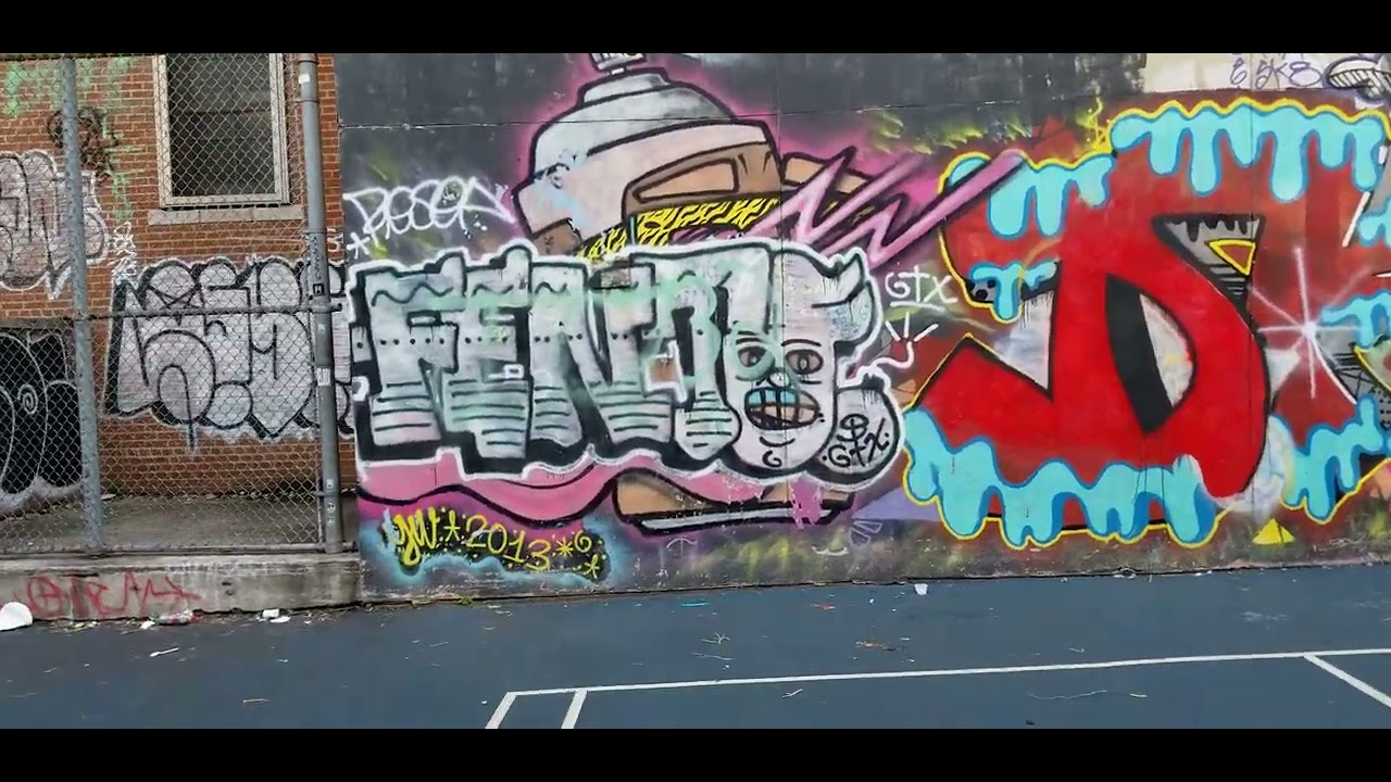 GRAFFITI NEVER DIES/CONTINUATION 1ST AVE GRAFFITI MANHATTAN #VILL# ...