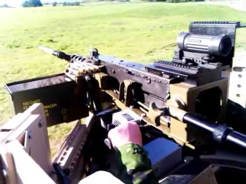 TMG BROWNING M2 E2 (Quick Change Barrel) Softmount - YouTube