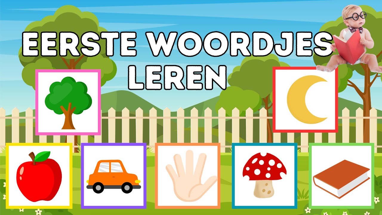 Eerste Woordjes Leren voor Kinderen | Leuke Woorden en Zinnen Oefenen ...