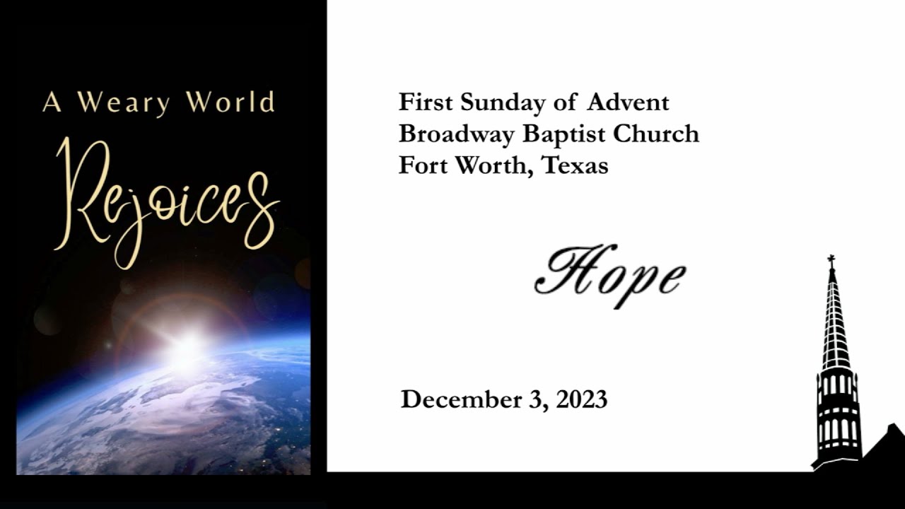 December 3, 2023 - The First Sunday of Advent - YouTube