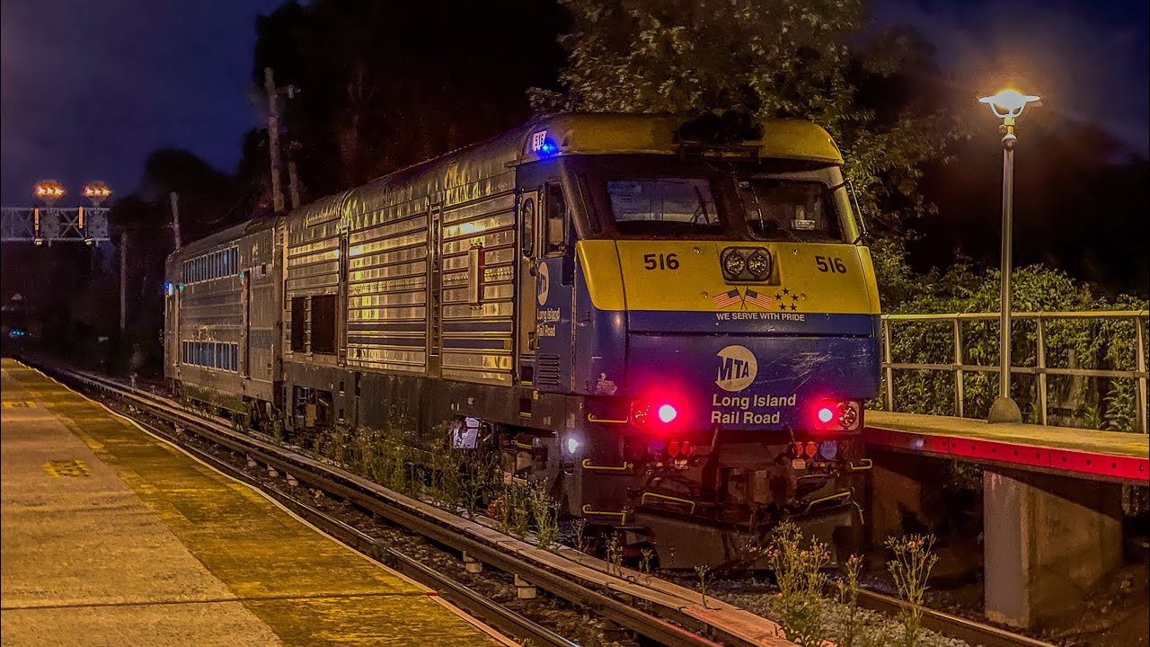 LIRR PTC test train at East Williston - YouTube