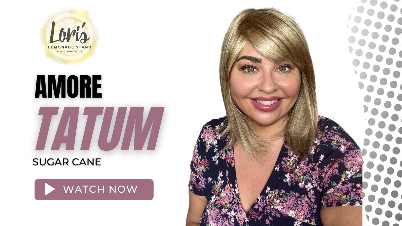 WIG REVIEW: Tatum by Amore in color Sugar Cane - YouTube