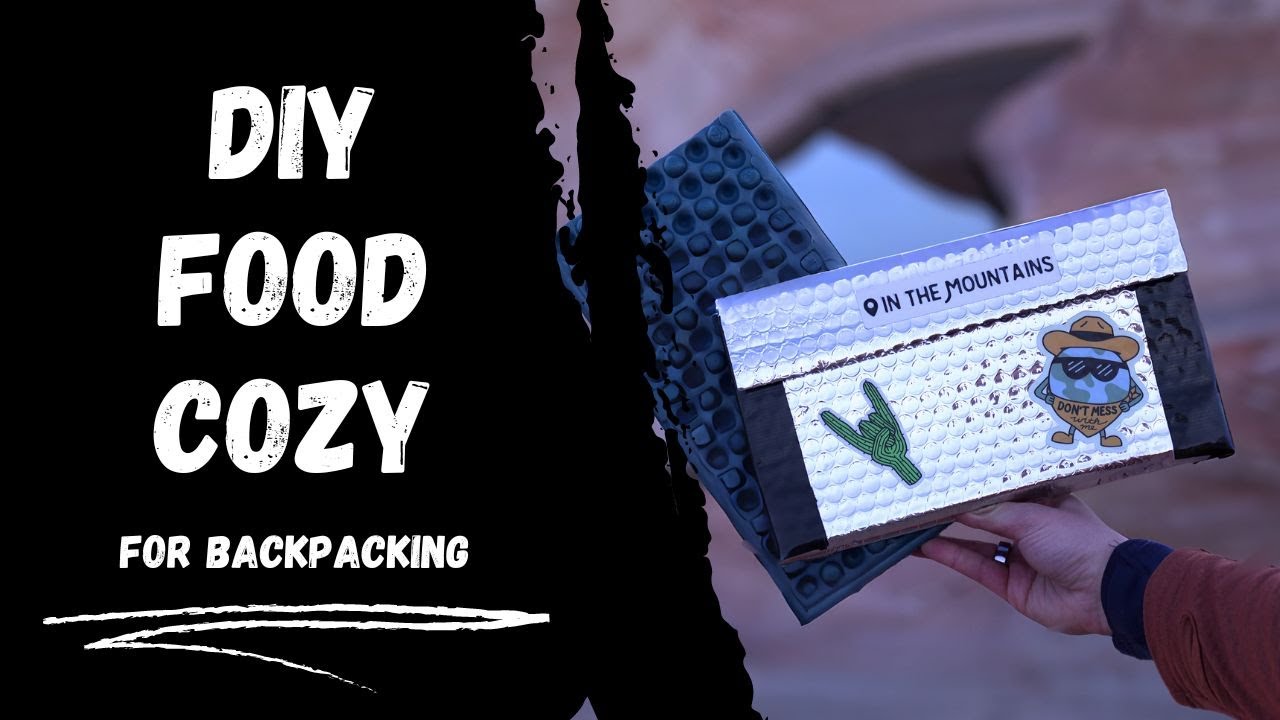 DIY Food Cozy for Backpacking - YouTube