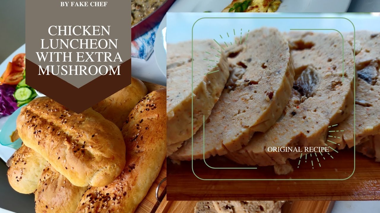 브런치에 대한 아이디어/low calorie chicken jambon/Luncheon with mushroom/کالباس ...