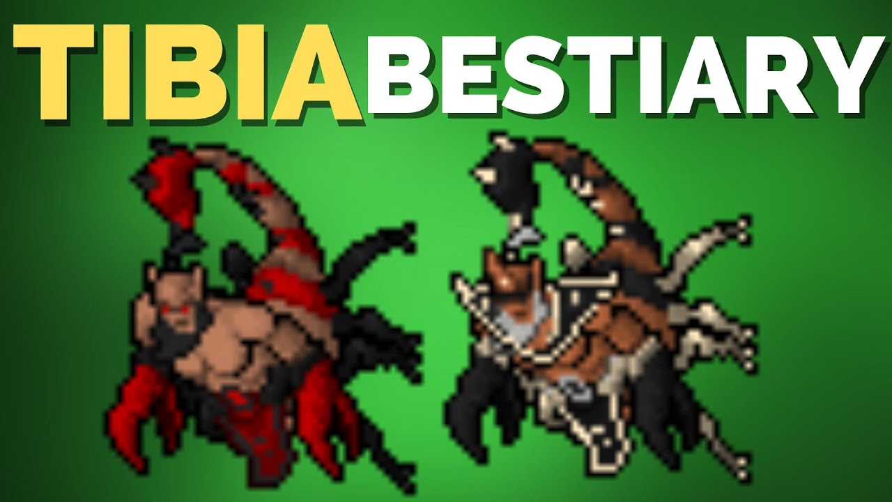 TIBIA BESTIARY Girtablilu Warrior, Venerable Girtablilu - Issavi - YouTube