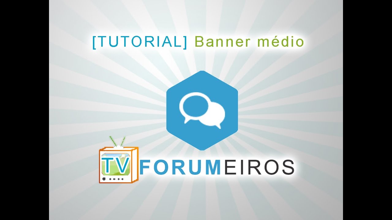 [TUTORIAL] Banner médio - YouTube