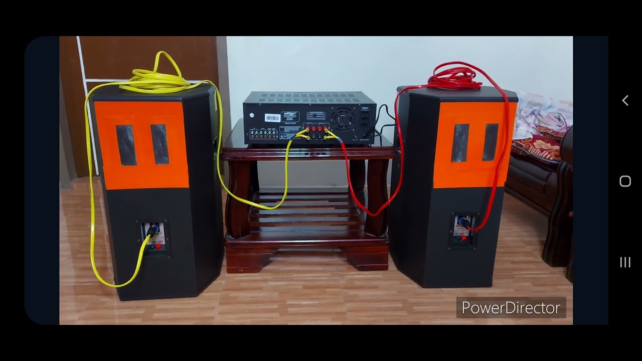 Konzert Amplifier AV-502H and Speaker Kss-12mk2 Set Up and Soundcheck ...