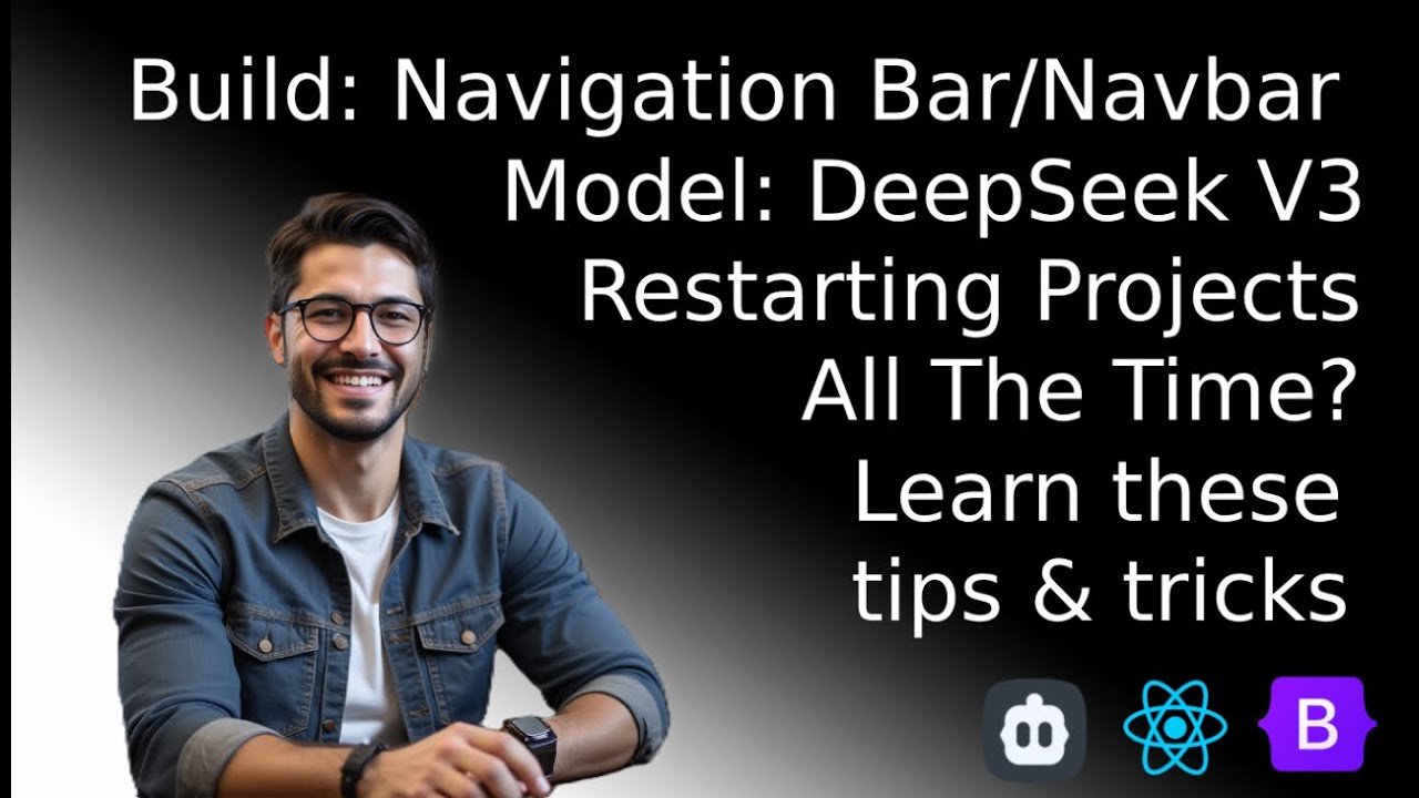 Lets Build A Navigation Bar Using React And Bootstrap With Deepseek V3 7506