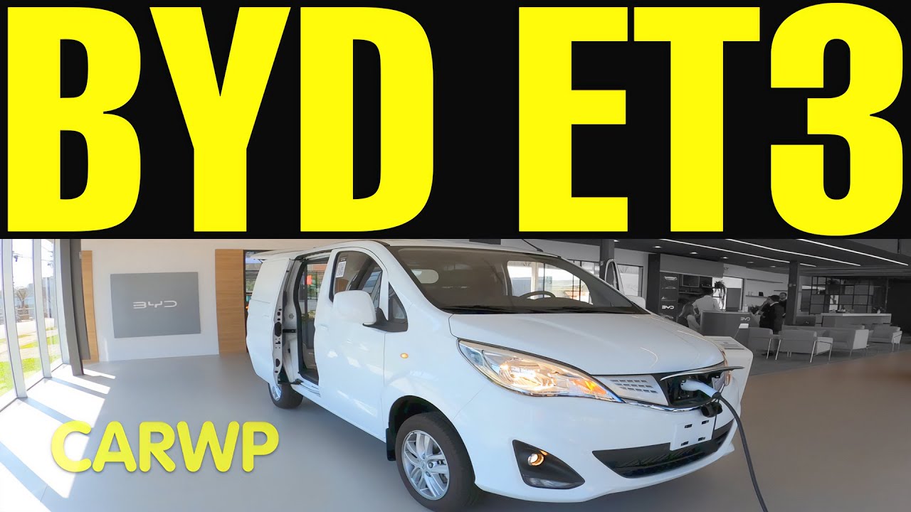 FIORINO ELÉTRICA! BYD ET3 é um furgão com motor elétrico que roda até ...