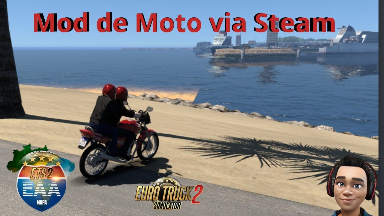 Euro truck Simulator 2 /Mapa Eaa 1.49 + volante G27/Mod de Moto Via ...