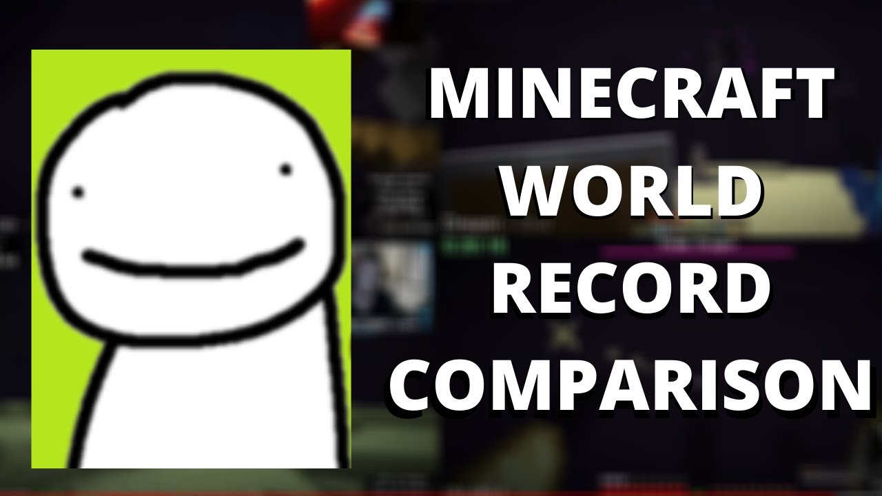 Minecraft WORLD RECORD Speedrun Comparison w/ Dream, Illumina & More ...