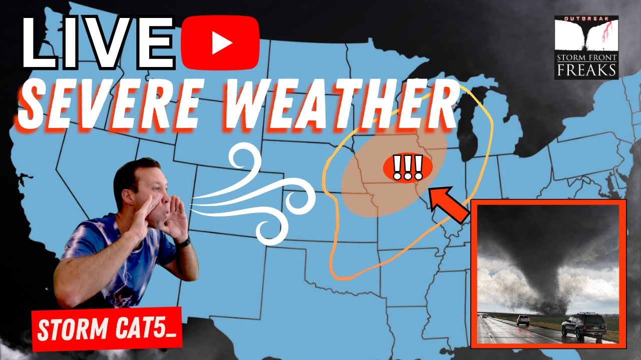 LIVE TORNADO OUTBREAK - Severe weather outbreak of May 21, 2024 - YouTube