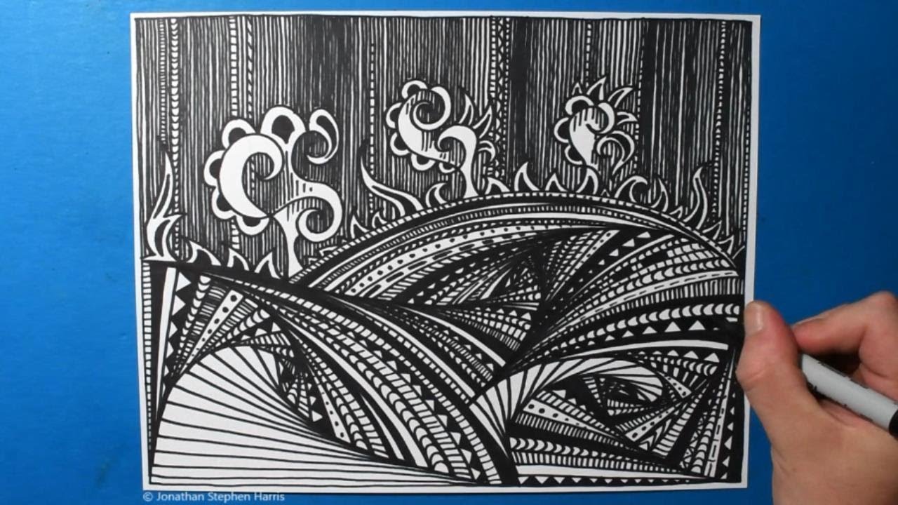 Soul Expressionism #39 / Landscape Technology Pattern /Intuitive ...