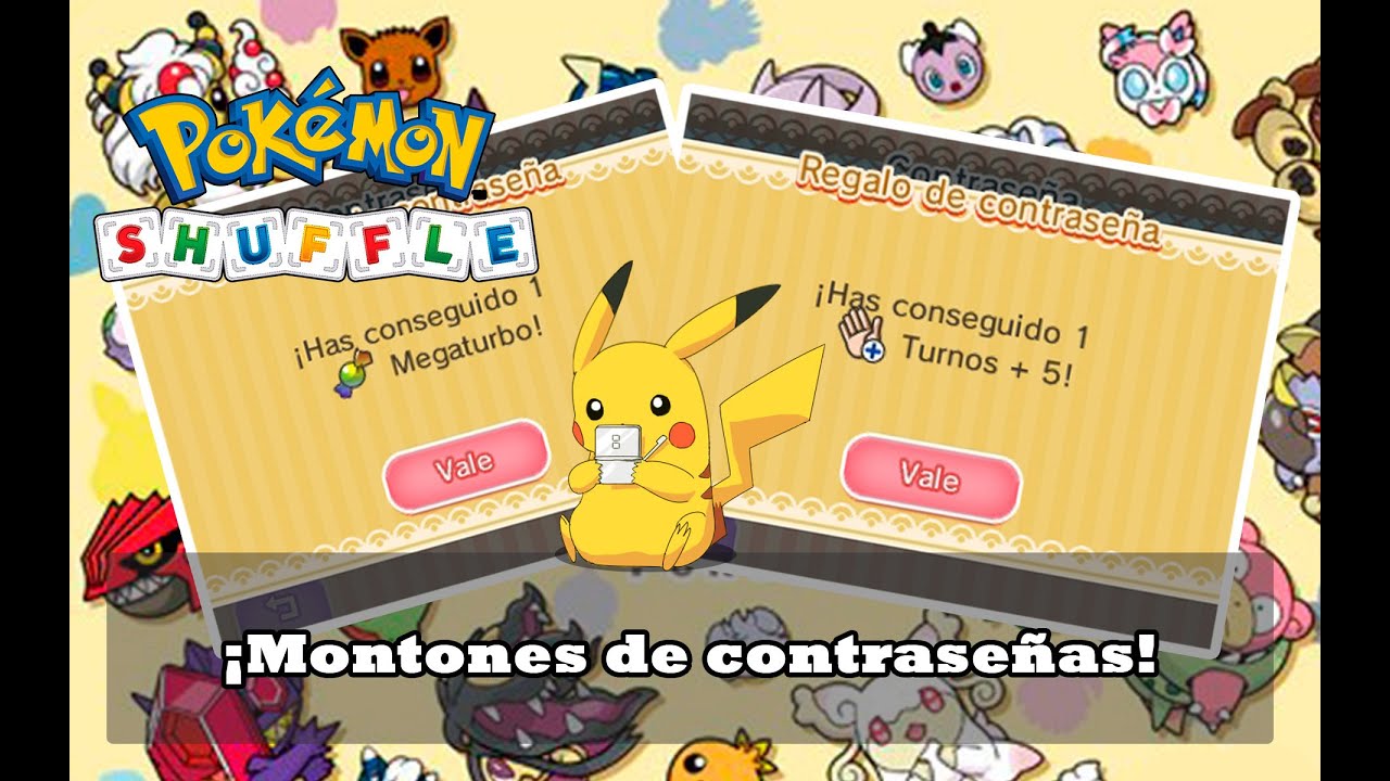 ¡Montones de contraseñas! - Pokémon Shuffle - YouTube