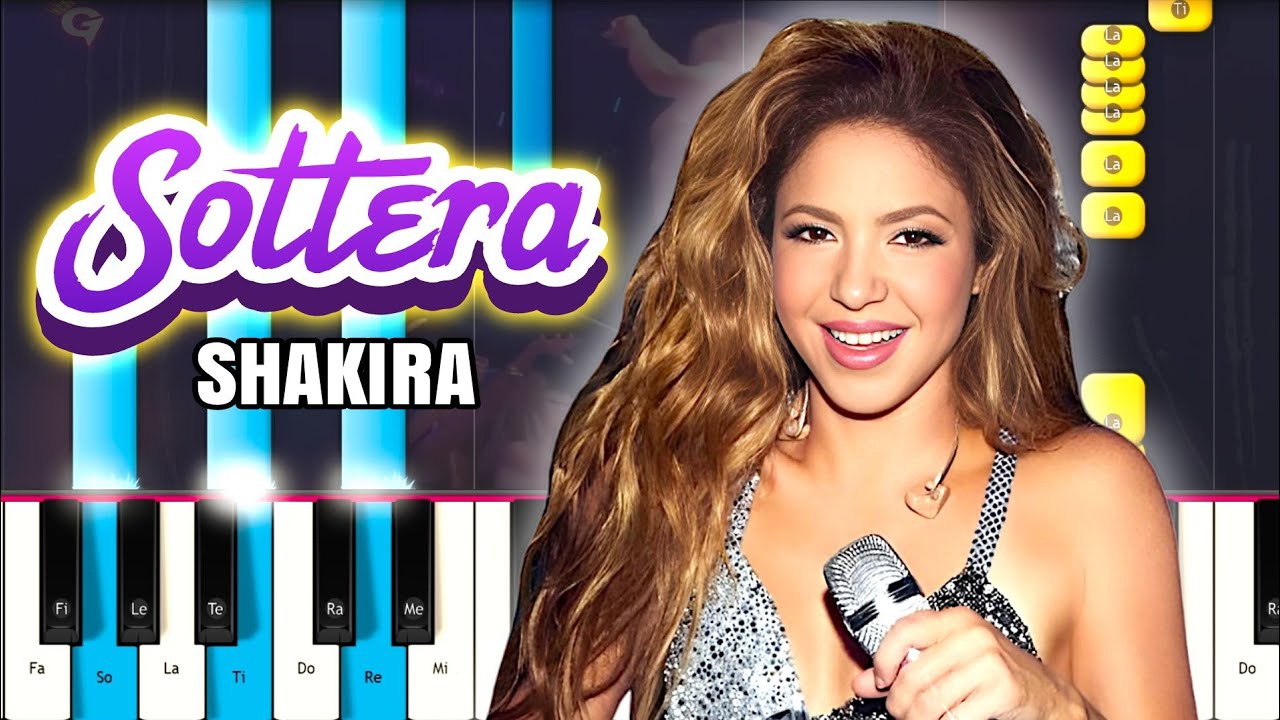 Shakira - Soltera 🎹 - YouTube