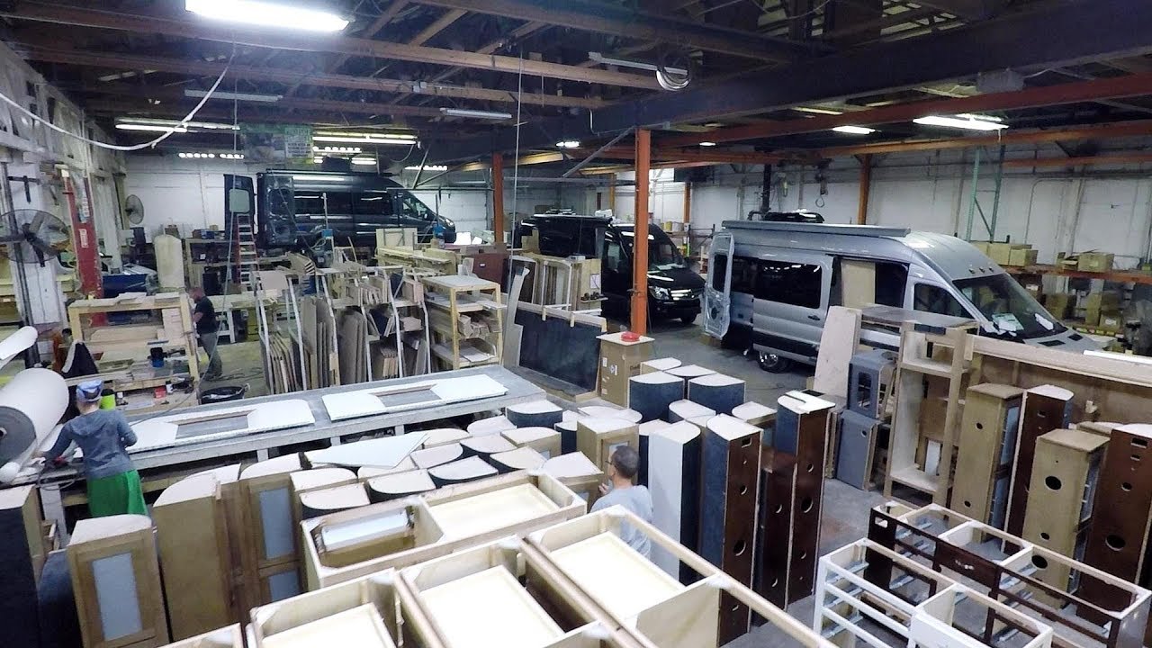 Interesting Finds on our Coachmen Class B Factory Tour! - YouTube