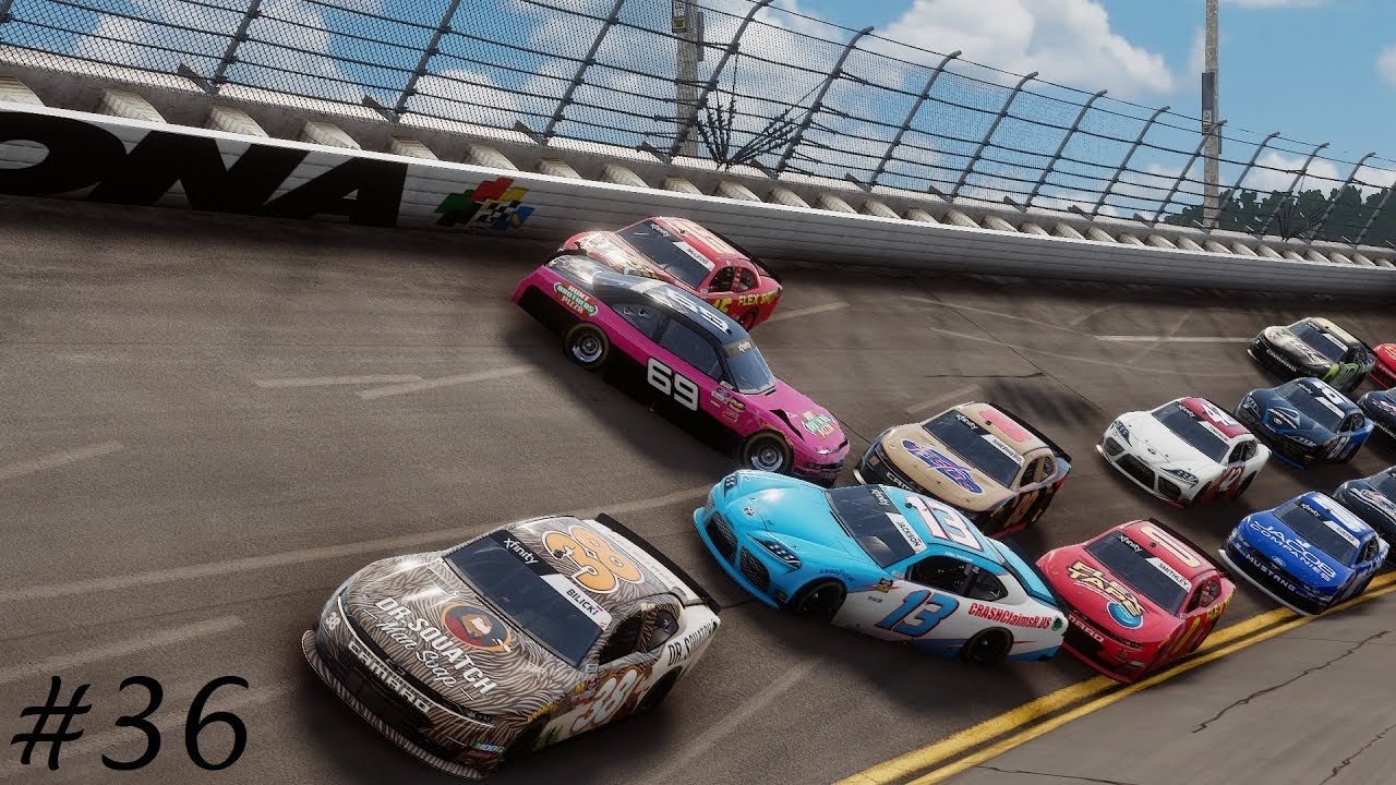 Jackie's Xfinity Series Debut: NASCAR Heat 4 Career Mode #36 (Xfinity ...