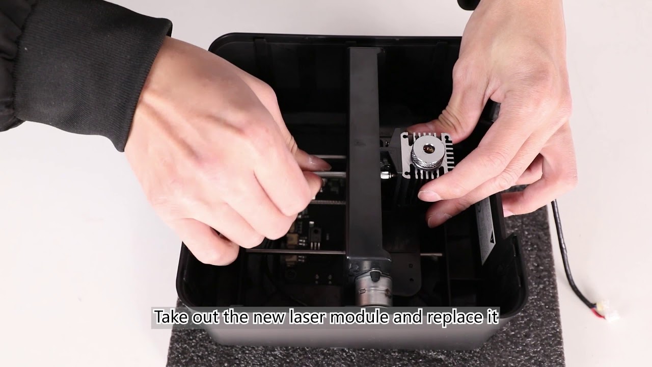 How to replace the laser head of Comgrow Mini Laser Cutter Engraver ...