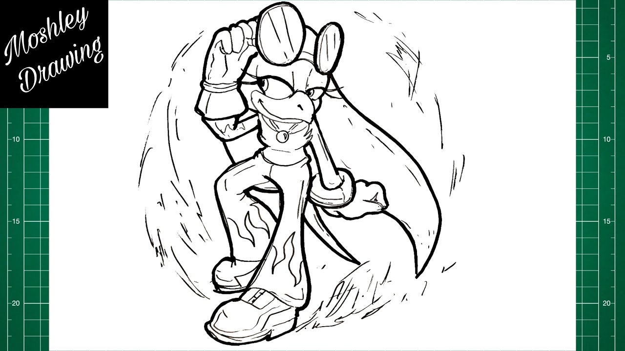 How to Draw Wave The Swallow - Sonic Characters - YouTube