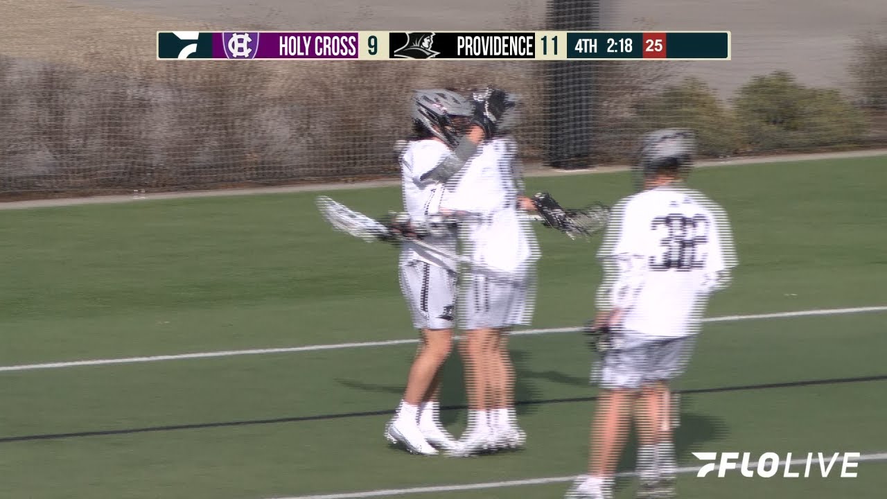 Men's Lacrosse Wins Season Opener Over Holy Cross - Highlights - YouTube