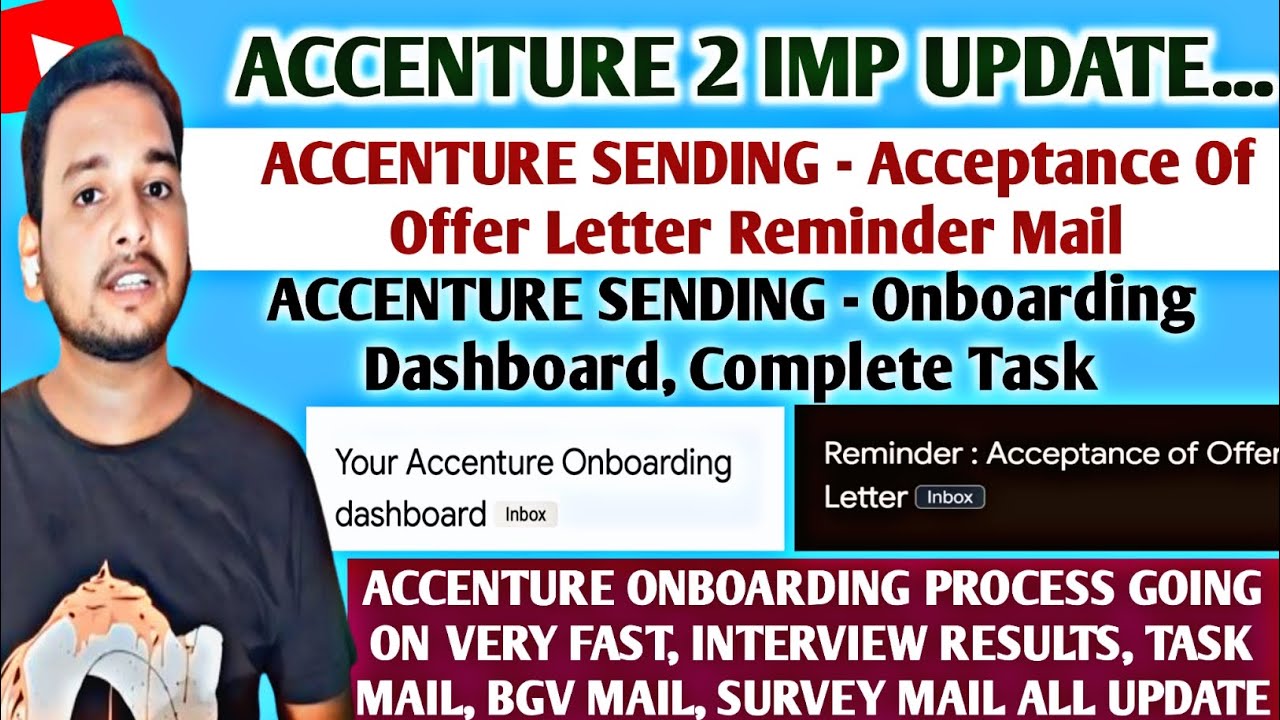 Accenture Offer Letter Acceptance Latest Update | Onboarding Dashboard ...