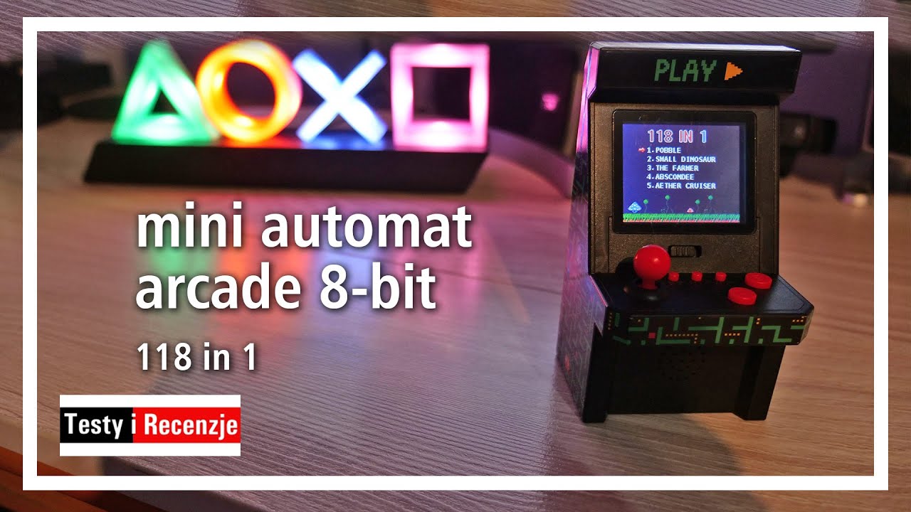 Mini automat arcade 8 bit 118 in 1 | Jednoręki Bandyta - YouTube