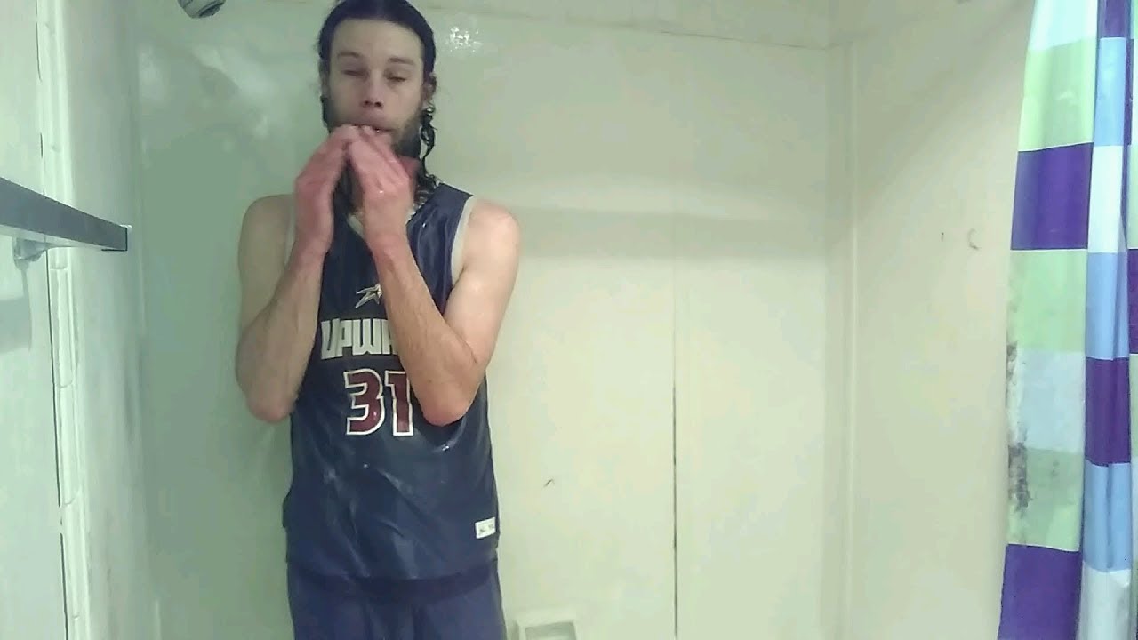 Taking A Shower In Basketball Clothes Challenge - YouTube