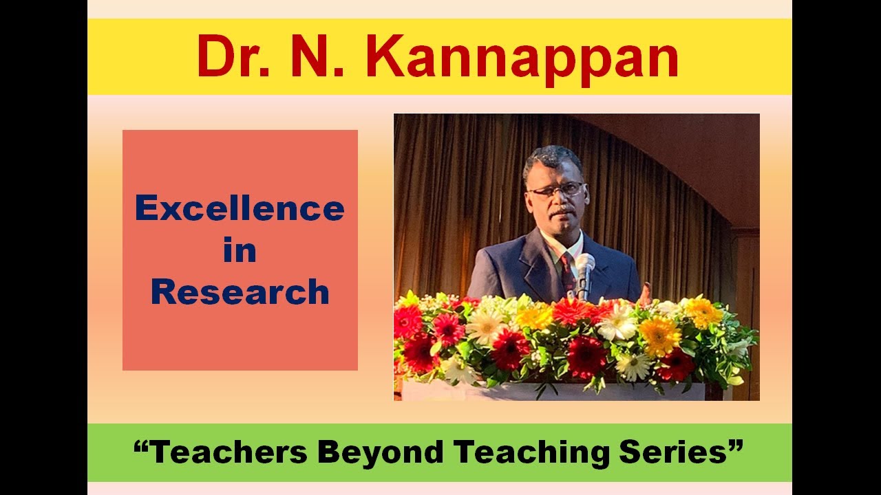 Dr.N.Kannappan, Professor, Department of Pharmacy, Annamalai University ...
