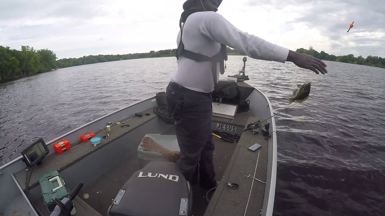 Catching a Lamprey, Slab BlueGills and Northern Pike - YouTube